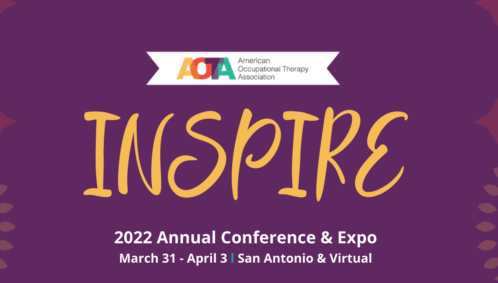 Integrative Health OT Presentations at AOTA Inspire 2022 | Holistic ...