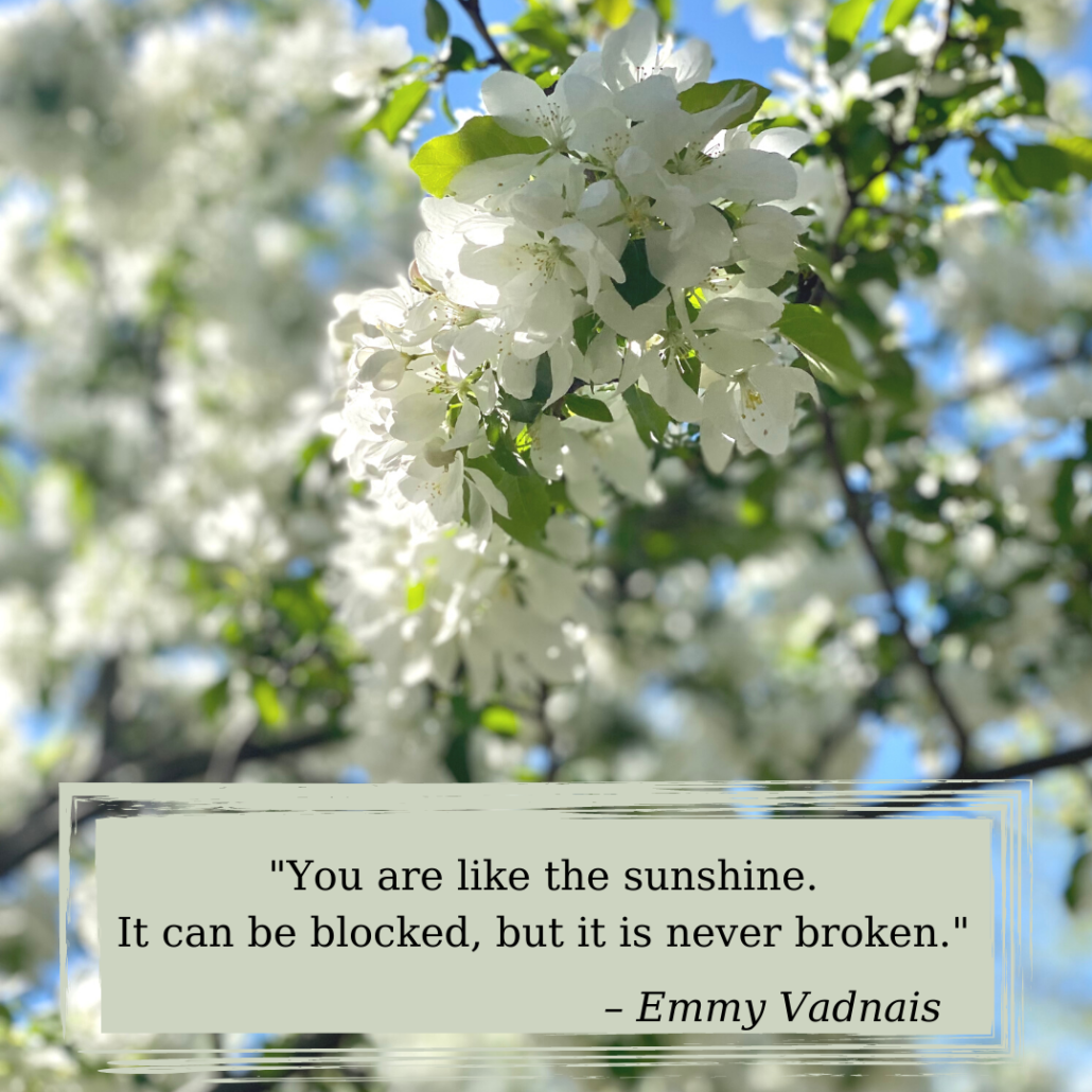 You Are Like the Sunshine | Holistic Occupational Therapy Community